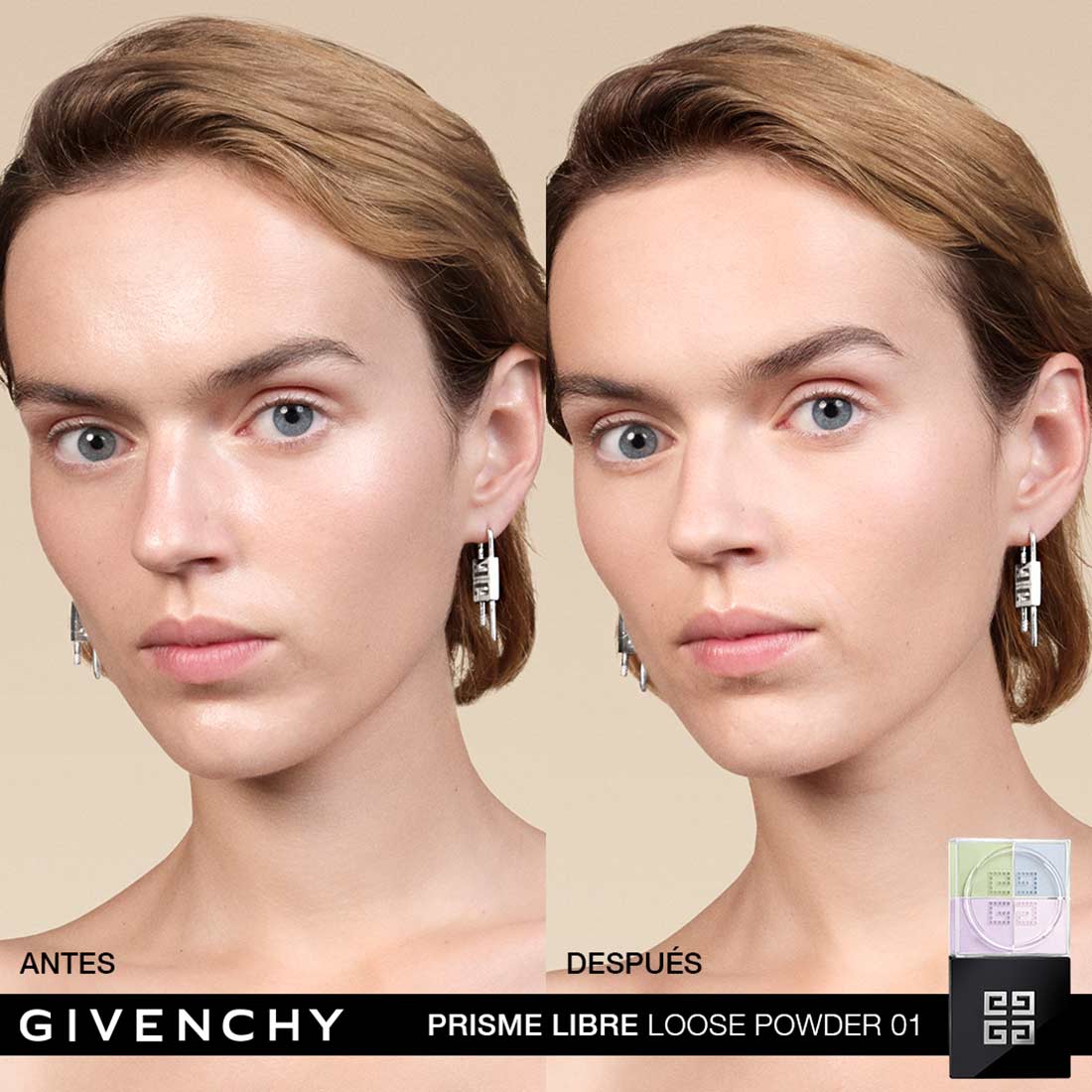 Prisme Libre 4 Colores Loose Powder de Givenchy - Rouge Beauté Perfumerías