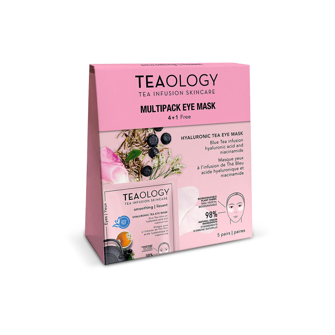 Hyaluronic Tea Eye Mask Set de Teaology - Rouge Beauté Perfumerías