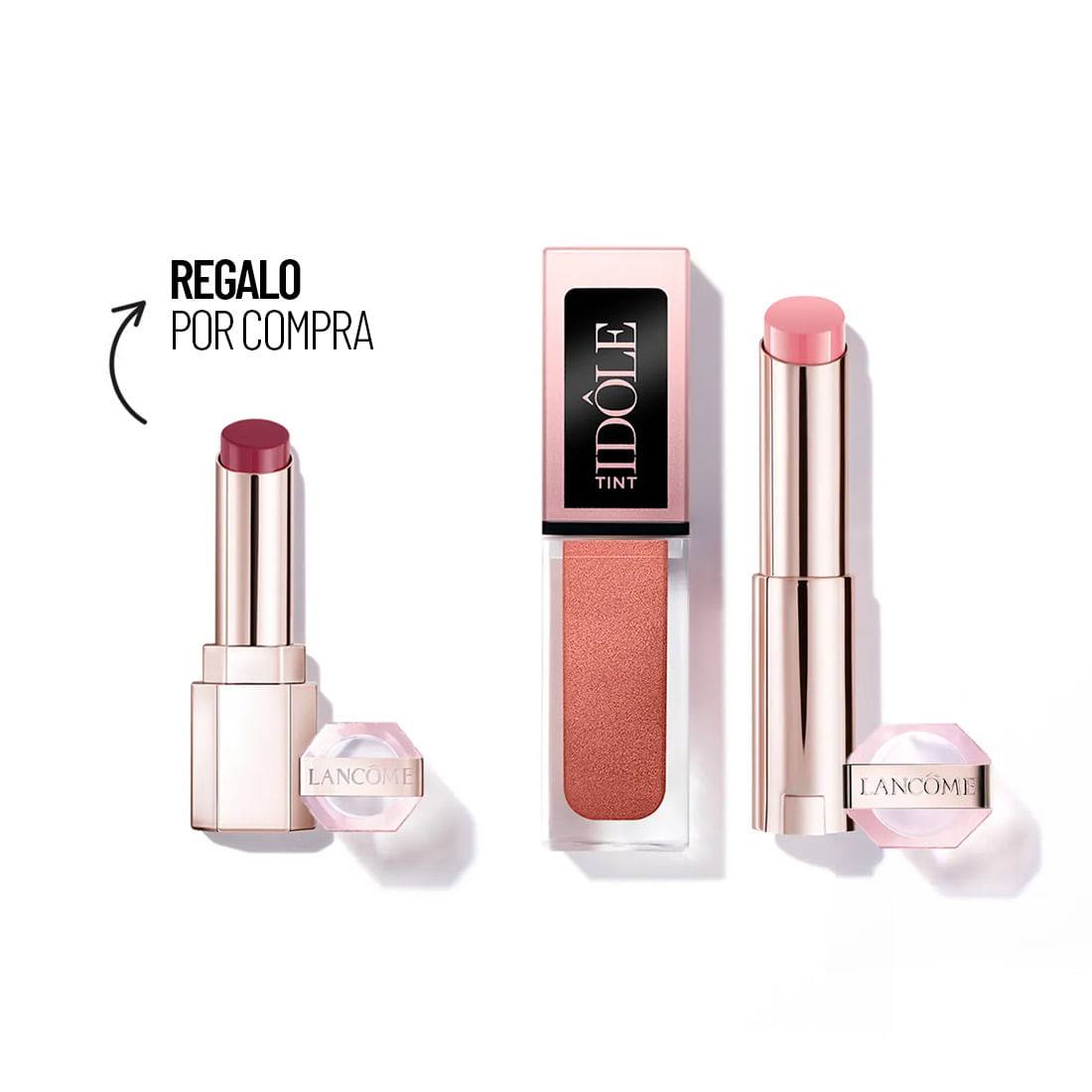 Lip Idole Butterglow Keep It Glowy + Tint Hot Lava + Lip Mini de ...