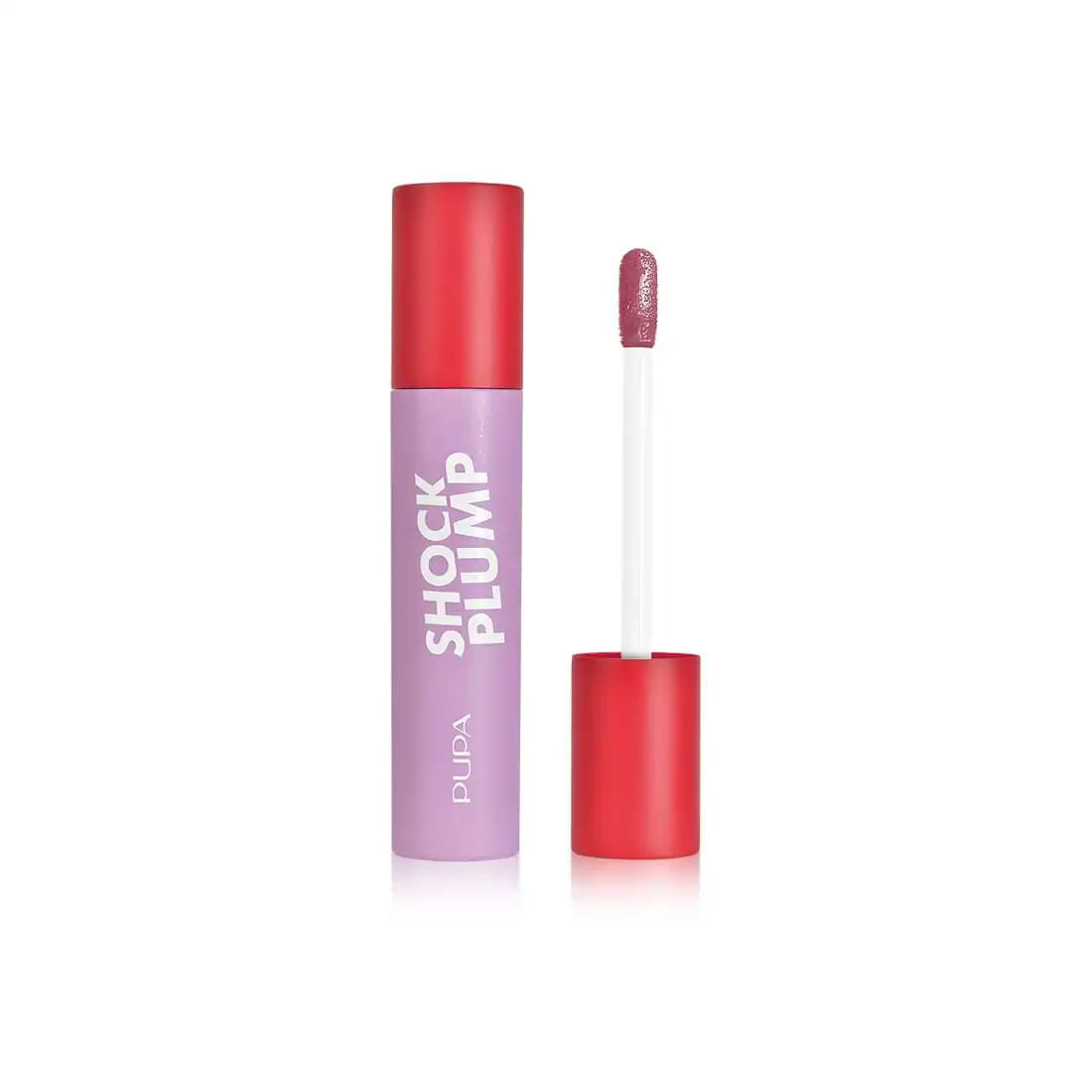 Creamy Duo Lips 008 + Shock Plump Lip Gloss 004 + Pouch de Pupa - Rouge ...
